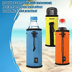 TAGVO Can Cooler Sleeves 3 Pack, Insulators Sleeves Standard Can Covers16 17 18 OZ, Beer Bottle Sleeves Coolers Holder, Non-slip Neoprene Can Coolier Sleeves