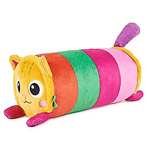 Gabby's Dollhouse, 8-inch Pillow Cat Purr-ific Plush Toy, Kids Toys for Ages 3 and up