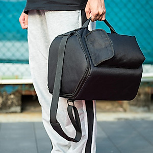 TXEsign Travel Carrying Case for Bose S1 Pro/Bose S1 Pro+, Slip Cover Case with Shoulder Strap &Accessory Pocket, Portable Carry Bag Holder w Handle Strap for Bose Speaker (Black)