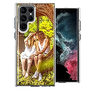MUNDAZE Personalized Custom Picture Photo Phone Case for Samsung Galaxy S22 Ultra 5G 6.8 INCH ONLY (2021) - Design Your Own Perfect Custom Case