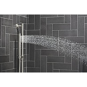KOHLER 21335-BN Shift + Round Two-Function Handshower, Handheld Showerhead with 2 Spray Settings, 2.5 GPM, Vibrant Brushed Nickel