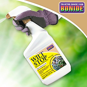Bonide Wilt Stop, 40 oz Ready-to-Use Spray Anti-Transpirant Plant Protector, Long Lasting Effects, Extend the Life of Plants