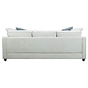 Montgomery Sectional Sofa with Track Arms and Chaise Cream