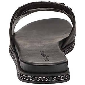 Karl Lagerfeld Paris womens Slide Sandal, Black, 10 US