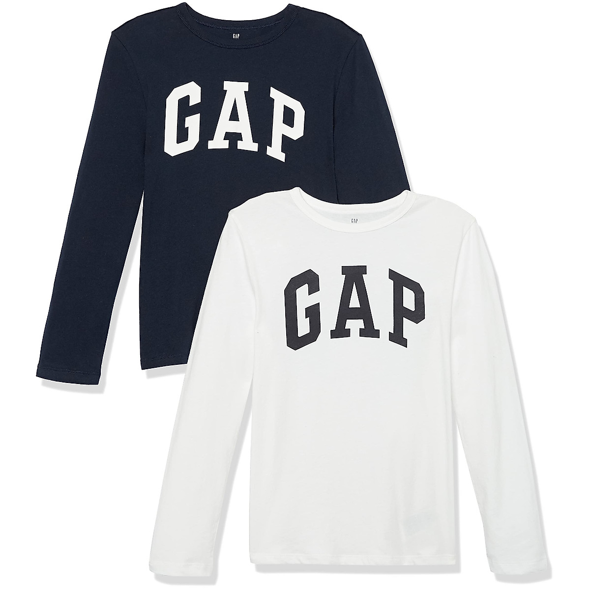 GAP Baby Boys Long Sleeve Logo T-Shirt T Shirt, Blue Galaxy, 4T US