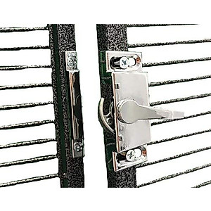 Durable All-Metal Mansion Cage for Chinchillas, Rats, Ferrets, Degus, Prairie Dogs (4-Level)