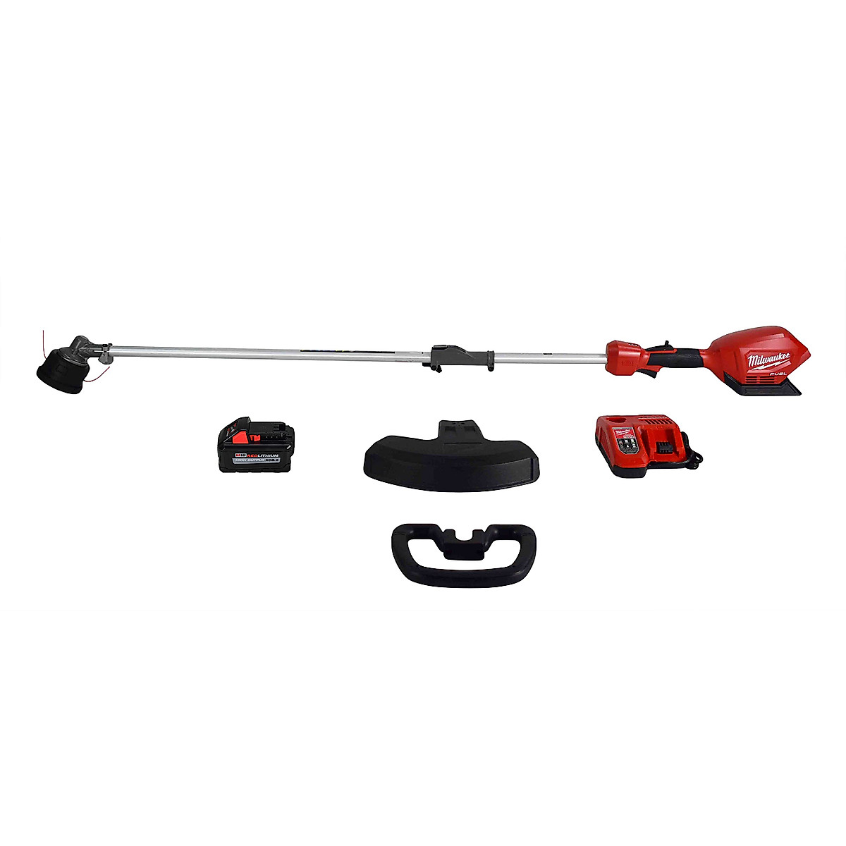 Milwaukee 2825-21ST M18 Fuel 18V Lithium-Ion Brushless Cordless String Trimmer Kit, Battery Powered (1, String Trimmer Kit)
