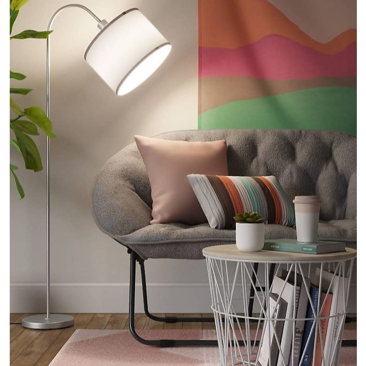 Arc Floor Lamp (Includes LED Light Bulb) - Room Essentials