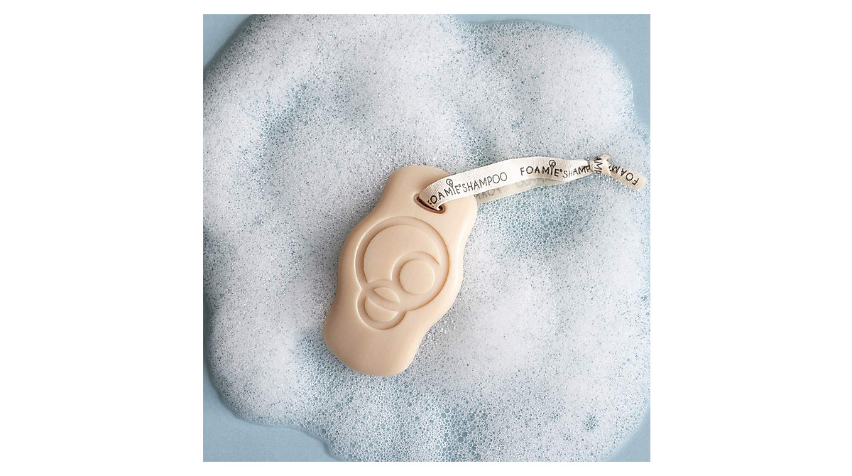 Foamie Vegan Solid Shampoo for Normal Hair & Curls - Eco-Friendly Shine