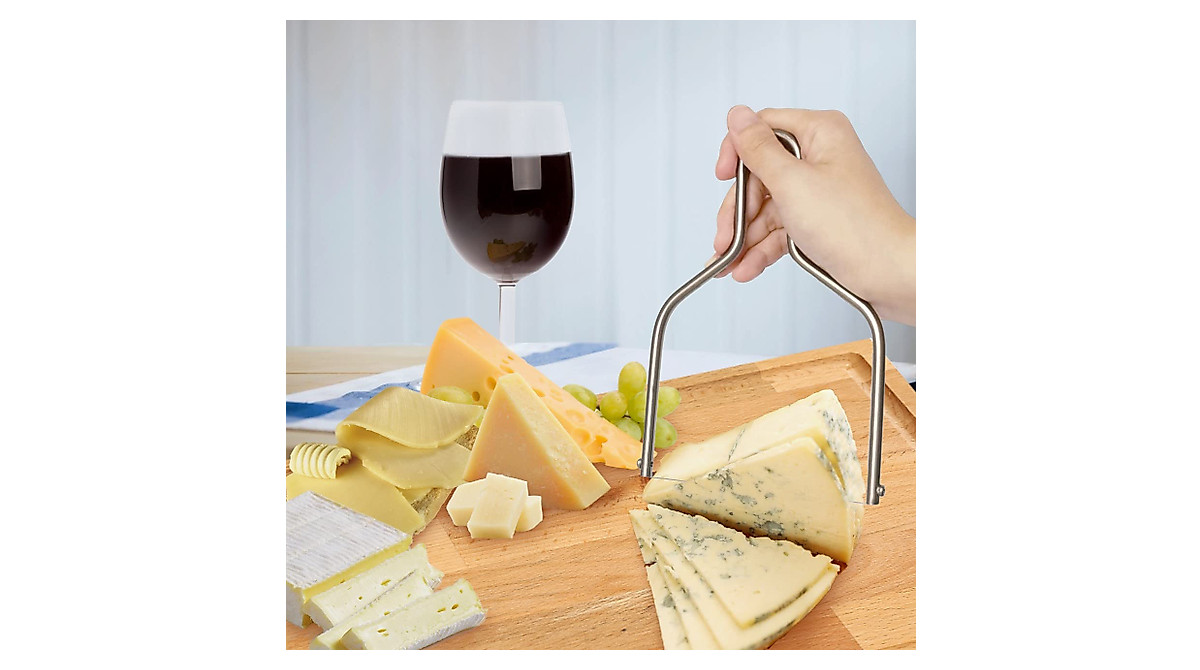 Stainless Steel Cheese Slicer - Durable & Easy to Use
