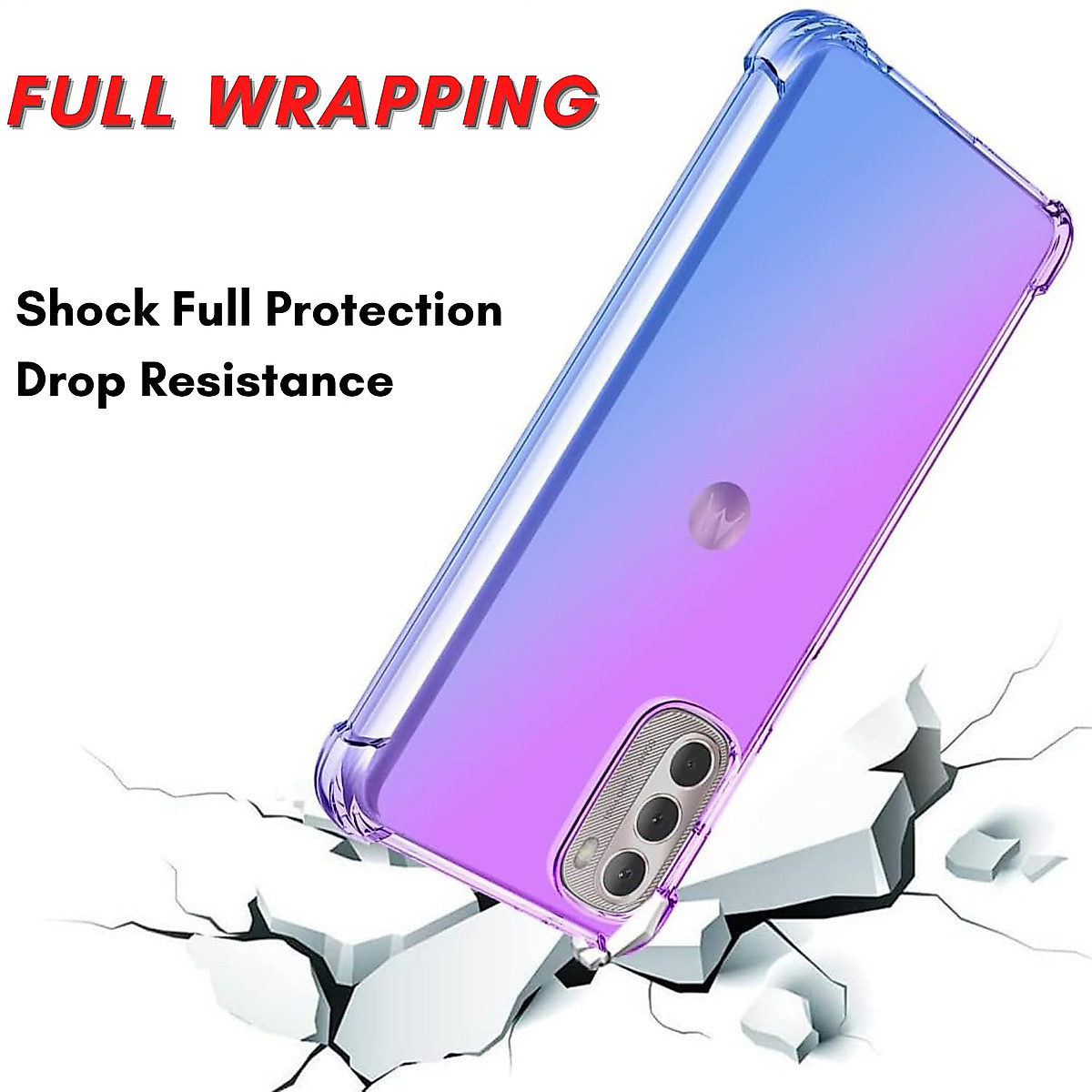 for Moto G Stylus 5G 2022 Case [Anti-Scratch] Flexible Ultra Slim Fit Soft TPU Rubber Shockproof Bumper Phone Case, Clear Protective Cover