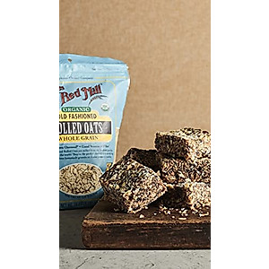 Bob's Red Mill Organic Old Fashioned Rolled Oats, 32-ounce (Pack of 4)