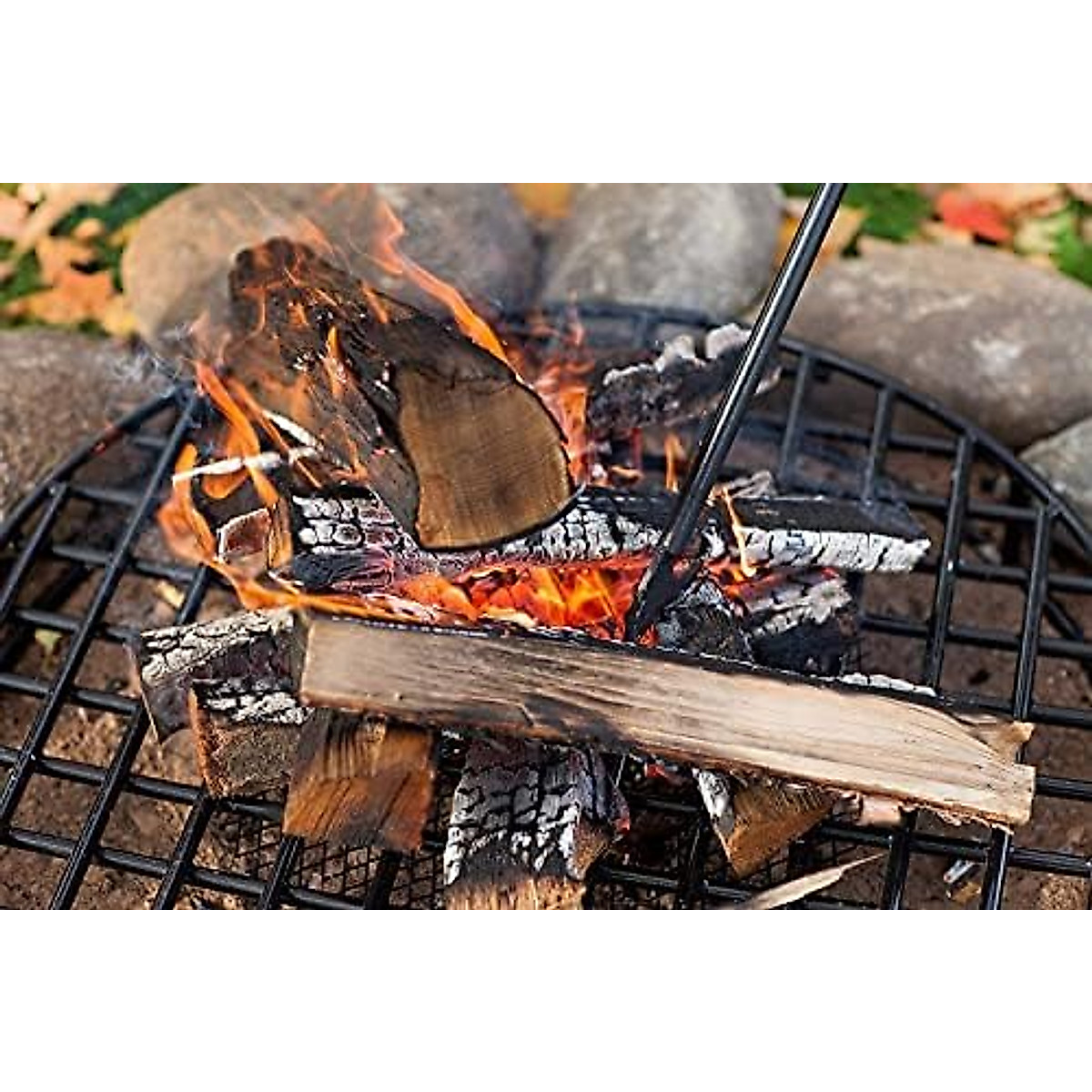 Walden Backyards Universal Ember Catcher - Round Steel Mesh Grate for Fire Pit Grates Outdoor Pits and Campfire - 16”