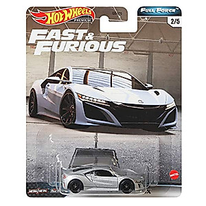 Hot Wheels Fast & Furious: Full Force Re-Release 5 Premium All-Metal Castings Real Riders Wheels in Original Packaging in One Exclusive Bundle Box [Amazon Exclusive]