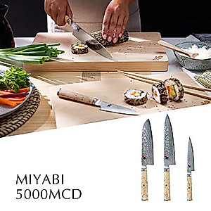 MIYABI 5000 MCD SANTOKU, Wood (34374-181)