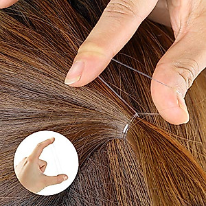 Mr. Pen Hair Tie, 800 Count, Clear Elastic Rubber Bands for Hair Design, Hairstyling, Ponytails, Wedding Hairstyle, and More
