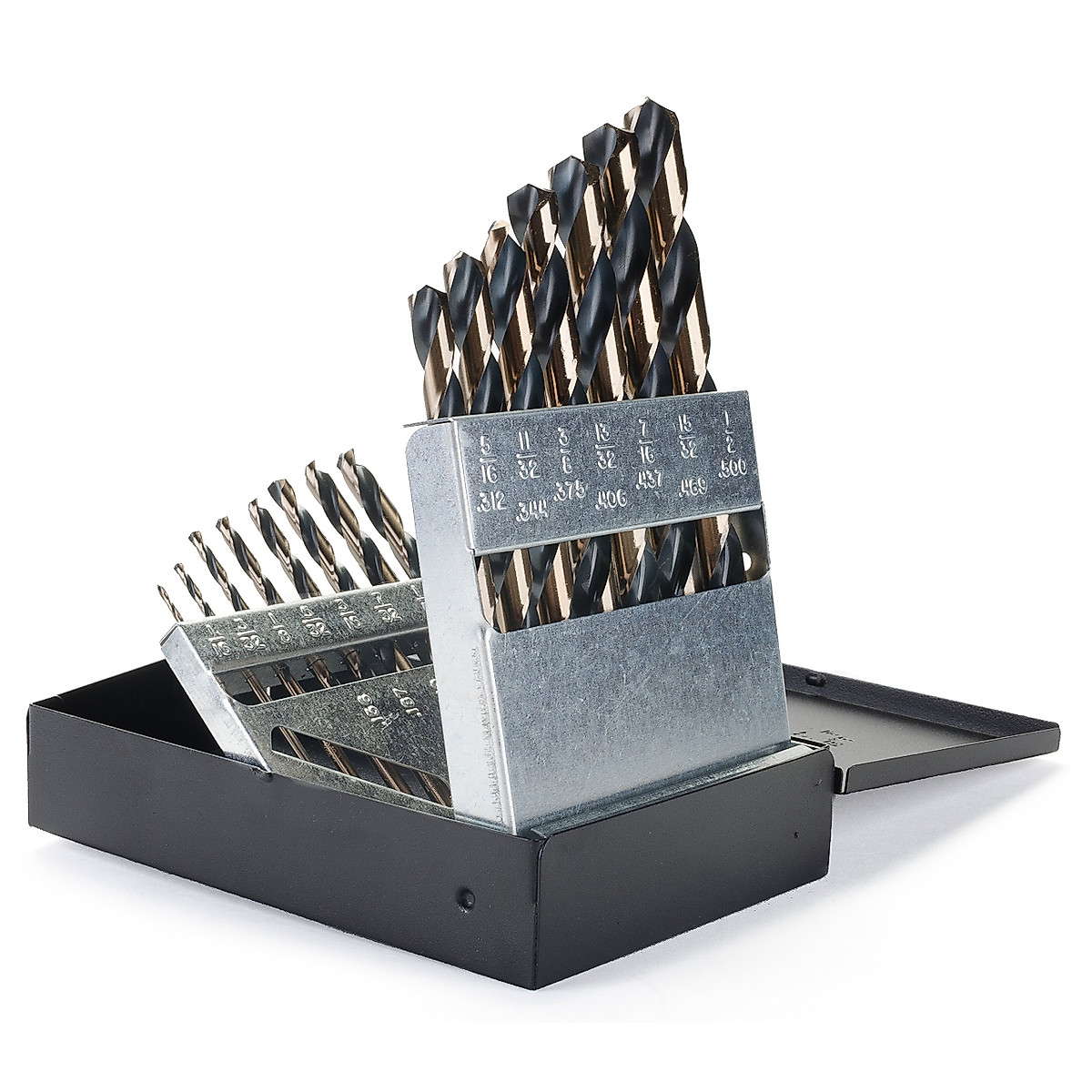 Norseman 15pc 1/16-1/2" Black & Gold Bit Set