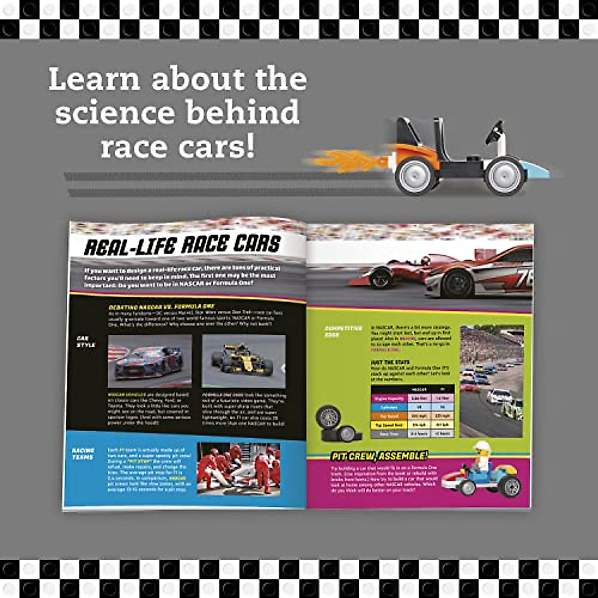 Klutz Lego Race Cars STEM Activity Kit