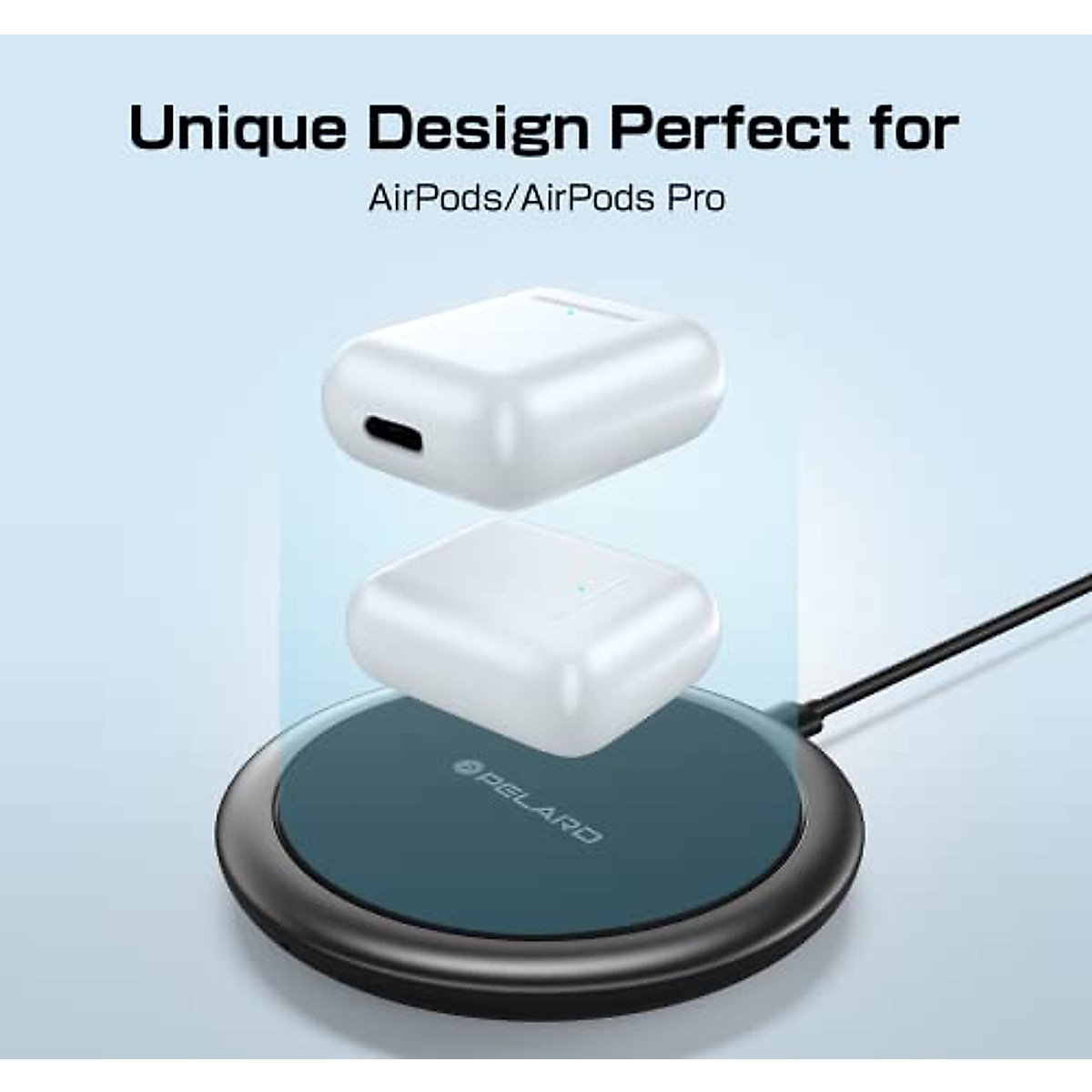 2023 Wireless Charger for Samsung [2 Pack], PELARD 15W Max Fast Wireless Charging Pad for Samsung S23/S22/S21, Charging Pad for iPhone 13/12/11/Series AirPods Pro/AirPods/Galaxy Buds (NO QC Adapter)