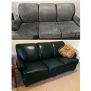 Leather Max Large Project Leather and Vinyl Repair Kit - Restorer of Your Furniture, Jacket, Sofa or Car Seat, Super Easy Instructions, Restore Any Material, Bonded, Pleather, Genuine (Wine)