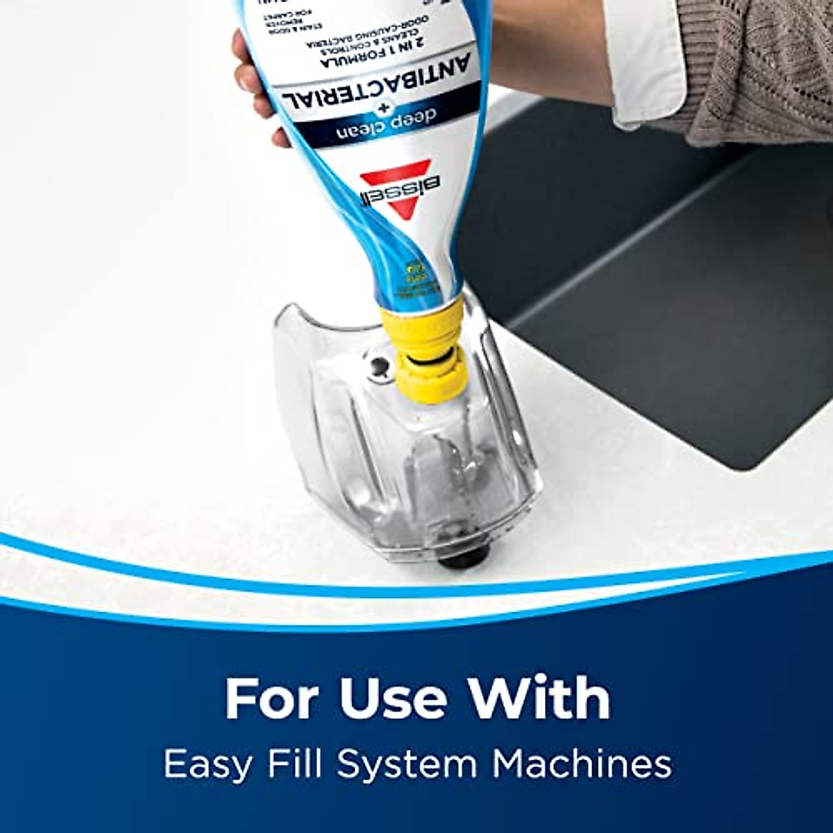 Bissell Pet Stain & Odor Plus Antibacterial 2 in 1 Carpet Formula, 1567, 40 Fl Oz