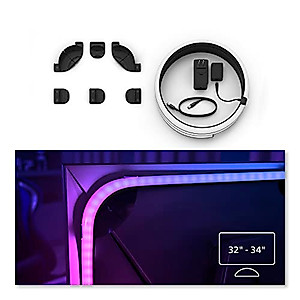 Philips Hue Play Gradient PC Lightstrip [for 32-34 Inch Screens] LED Smart Lighting. Sync for Entertainment, Gaming and Media