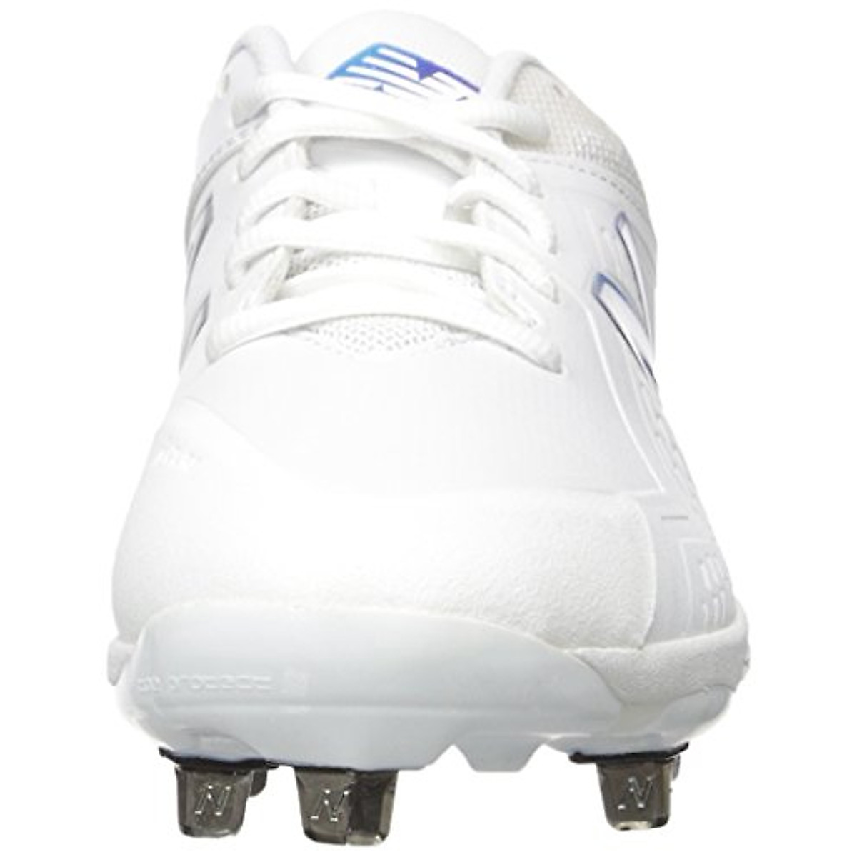 New Balance Women's Fuse V1 Metal Softball Shoe, White, 8 B US