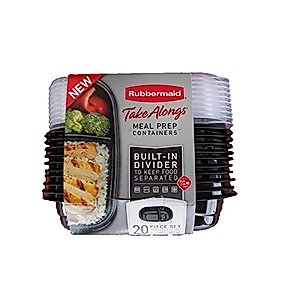 Rubbermaid Take Alongs Divided Base Container (Black, 10)