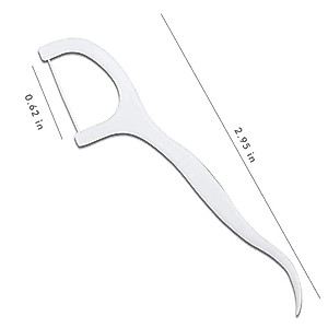 150 Count Dental Flossers Each Individually Wrapped , Floss Singles Bag, Travel Hotel Restaurant Office Car Dental Floss, Floss Picks Oral Care Teeth Clean Flat Wire