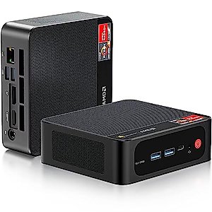 Beelink SER5 Mini PC, AMD Ryzen 5 5500U 6 Core(Up to 4.0GHz), 16GB DDR4 RAM 500GB NVMe M.2 SSD, Mini Desktop Computer Support 4K@60Hz Triple Display/USB 3.2/HDMI/DP/WiFi 6/BT5.2 for Home/Office/Gaming