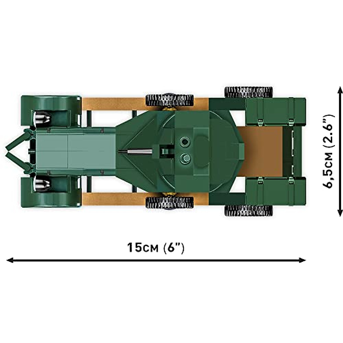 Cobi toys 267 Pcs Hc Great War /2988/ Rolls Royce Armoured Car Scale1:35