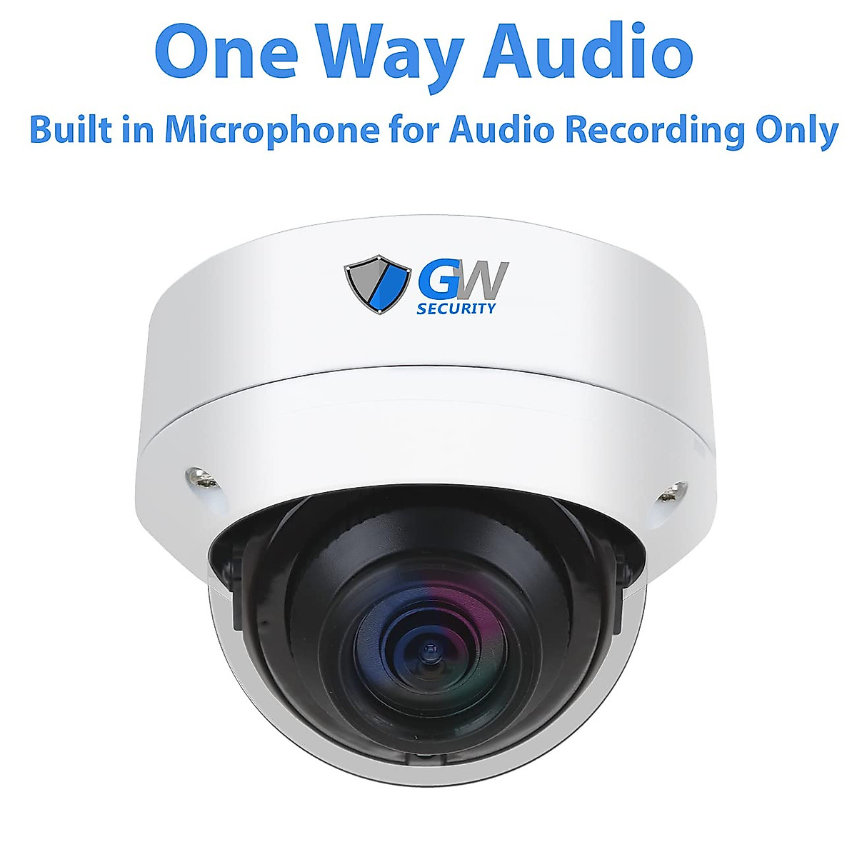 GW 16 Channel 4K NVR 8MP 4K AI Smart Home Security Camera System, (8) Dome and (8) Bullet Built-in Microphone Audio Recording HD 2160P 4K IP PoE Cameras, Face Recognition/Human/Vehicle Detection