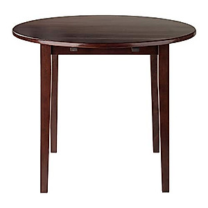 Winsome Wood Clayton Dining Walnut, 35.98x35.98x29.13