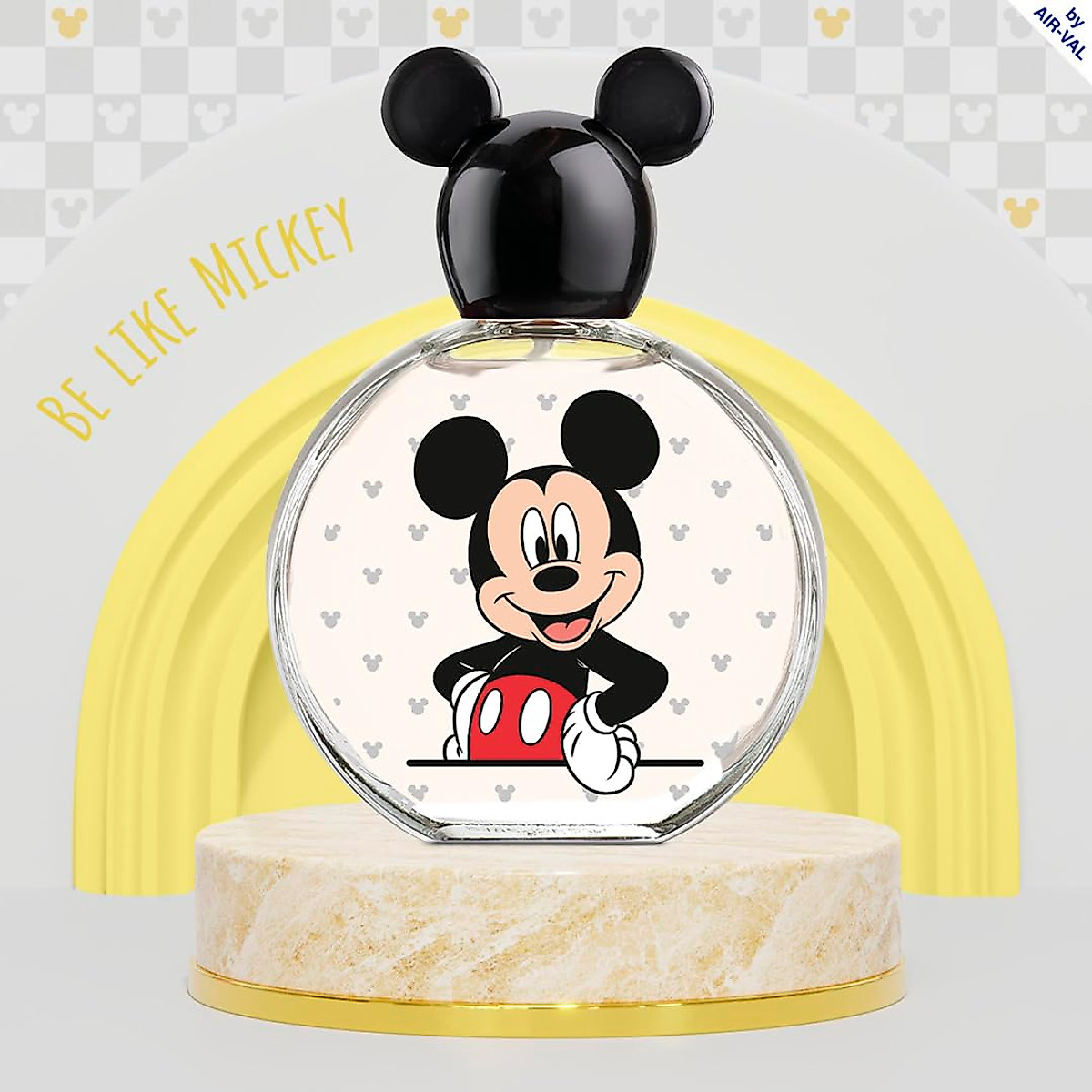 Mickey Mouse, Disney, Fragrance, for Kids, Eau de Toilette, EDT, 3.4oz, 100ml, Cologne, Spray, Made in Spain, by Air Val International