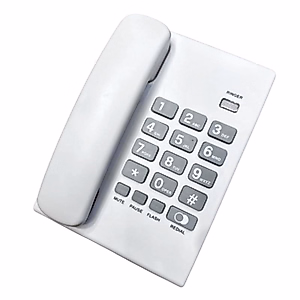 Corded Landline Phone Big Button Household Emegency Hotel Business Desktop Landline Telephone Vintage Telephones Corded Telephone Large Buttons Office Phone Home Phone Basic Phone