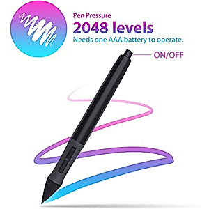 HUION 420 OSU Tablet Graphics Drawing Pen Tablet with Digital Stylus - 4 x 2.23 Inches
