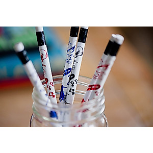 Lucky Pine Musical Instrument, Music Notes Pencils, Made in USA (24 pencil set)