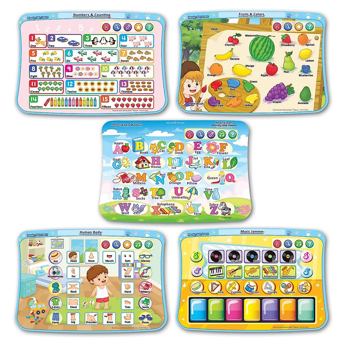 VTech Touch and Learn Activity Desk Deluxe, Pink