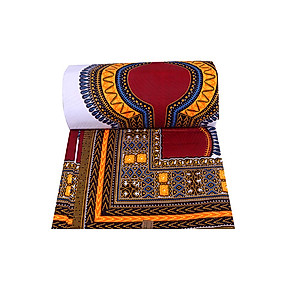 African Fabric 6 Yard Printed Wax Cloth African Ankara Fabric for Party Dress 2003