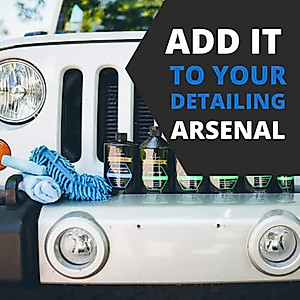 TriNova Premium Chenille Scratch-Free Microfiber Wash Mitt | Car Wash Mitt for Auto Detailing, Reusable Quality Car Washing Automotive Accessory Bright Blue