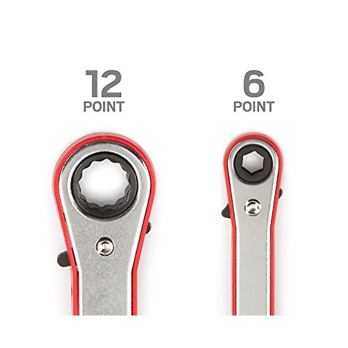 TEKTON 2210 Ratchet Box End Wrench Set, Metric, 5-Piece [Older Model]