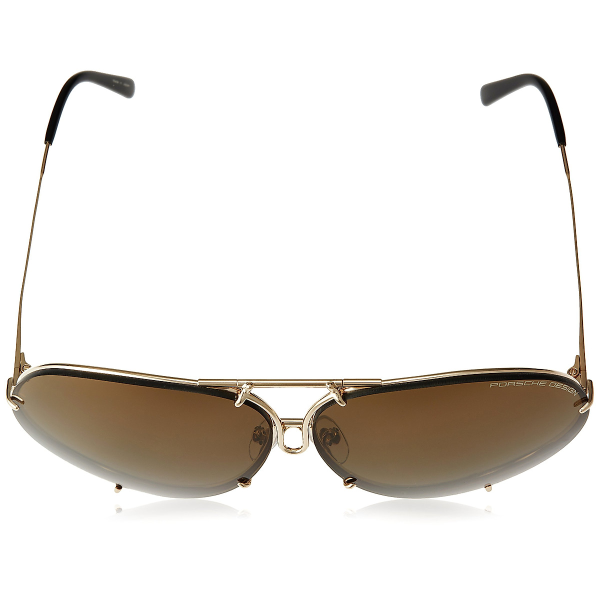 Porsche Design Sunglasses P8478, Gold, 69mm
