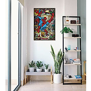 Spider-Man Retro Comic Poster, Size 24x36