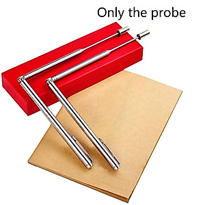 Dowsing Rod Silver, 2 Pcs Retractable Divining Rods Water Divining, Energy Healing, Paranormal - Detect Gold, Water, Ghost Hunting etc (Silver)