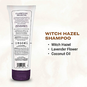 The Grandpa Soap Company Clarifying Witch Hazel Shampoo - Removes Buildup, With Witch Hazel & Lavender Flower, For All Hair Types, Vegan, Sulfates and Parabens Free, 8 Fl Oz