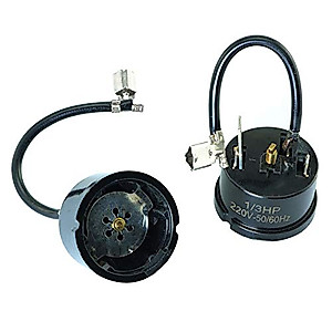 ToToT 2pcs 1/3HP-250W Refrigerator Thermal Overload Protector Compressor Replacement Part for Mini Refrigerator, Wine Center and Beverage Cooler ToToT 2pcs 1/3HP-250W Refrigerator Thermal Overload Protector Compressor Replacement Part for Mini Refrigerato