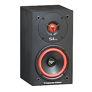 Home Audio Cerwin Vega SL-5M 5 1/4" 2-Way Satellite Speakers/Driver with 1" Soft Dome Tweeter (Pair)