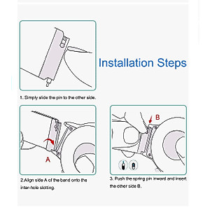 JMsmilestore Nylon Band Replacement 20mm for Gizmo Watch 3,2,1- Gabb Watch - Replacement Gabb Watch Bands for Boys and Girls (Light Green)