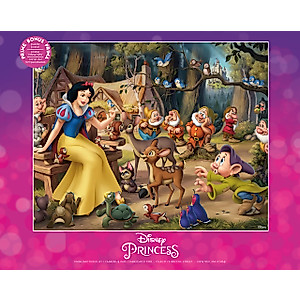 Ceaco - Disney Princess - Snow White's Delight - 1000 Oversized Piece Jigsaw Puzzle