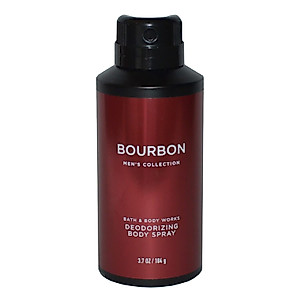 Bath and Body Works Bourbon Men's Deodorizing Body Spray 3.7 Ounce